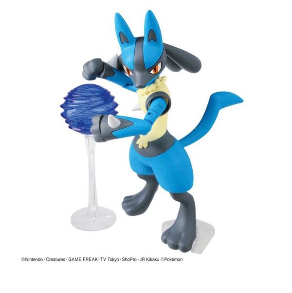 Figura Armable Pokemon Bandai Hobby – Model Kit Riolu & Lucario ...