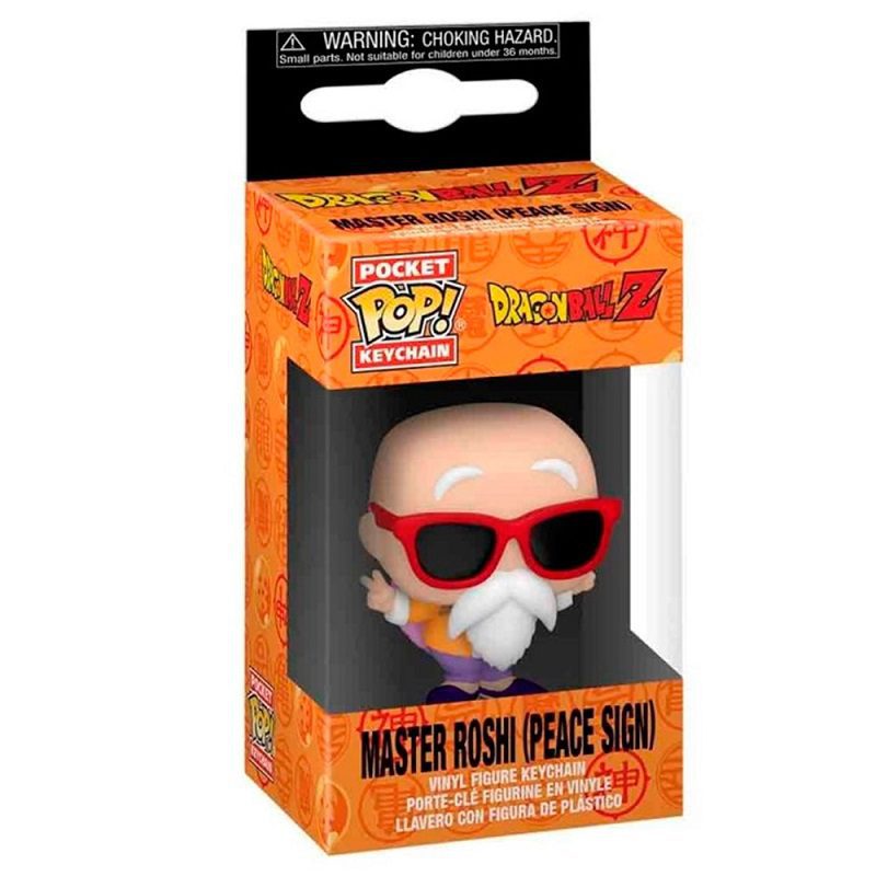 Llavero Funko Pop Keychain Dragon Ball Z Maestro Roshi (Peace Sign ...